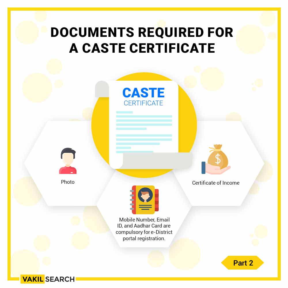 Caste Certificate | Apply SC ST OBC Caste Certificate Online